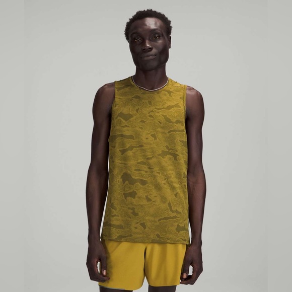 lululemon athletica | Shirts | Lululemon Fast And Free Tank Chroma Camo ...